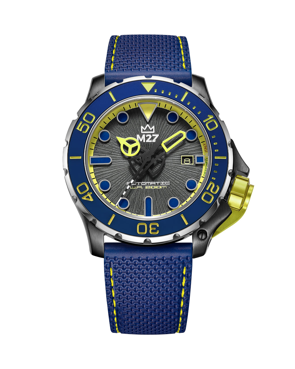 Monoblock diver watch 200 meters - blue – m2zwatches